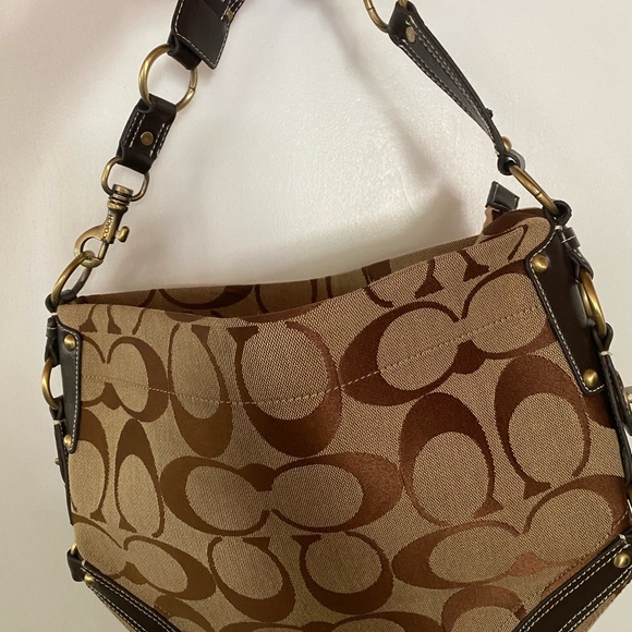 Coach | Bags | Coach Purse Creambrown Brand New No Tags | Poshmark